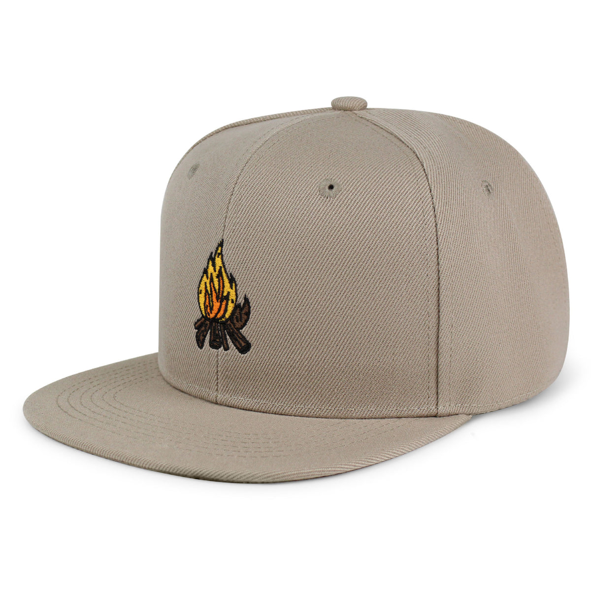 Camp Fire Snapback Hat Embroidered Hip-Hop Baseball Cap Wood Pit – JPAK CO