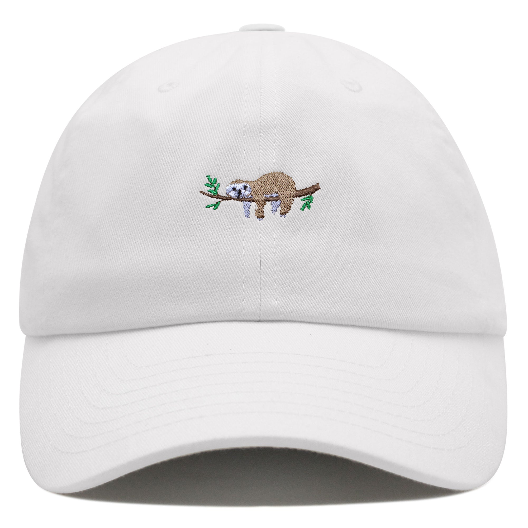 Sloth Premium Dad Hat Embroidered Cotton Baseball Cap Zoo Cartoon – JPAK CO